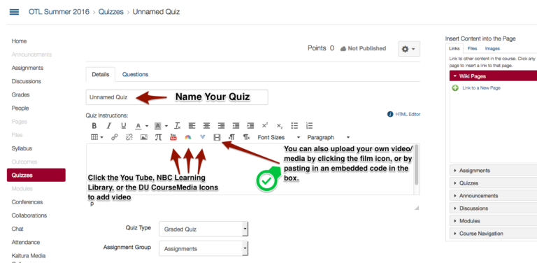How do I add quiz questions to a video in Canvas? – DU Ed-Tech ...
