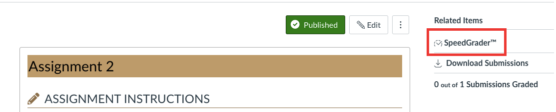 How to use SpeedGrader in Canvas – DU Ed-Tech Knowledge Base